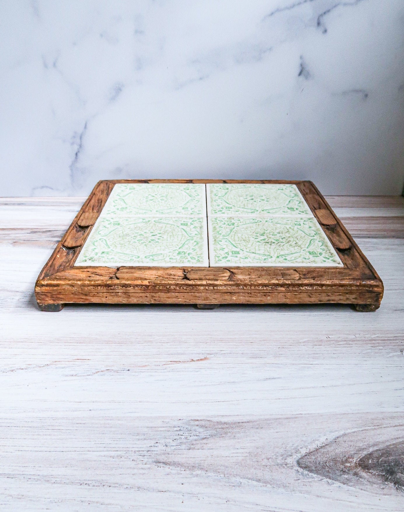 Hand Carved Trivet Pattern Trivet Tile Tray/tivet Mexican - Etsy