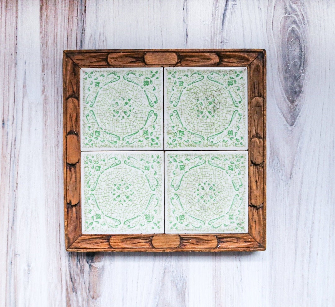 Hand Carved Trivet, Pattern Trivet Tile Tray/tivet, Mexican Art Deco - Etsy