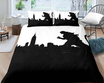 Godzilla Bedding Set - Etsy