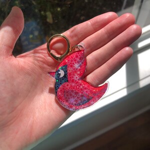 Holographic Owl House Flapjack Keychain - Etsy