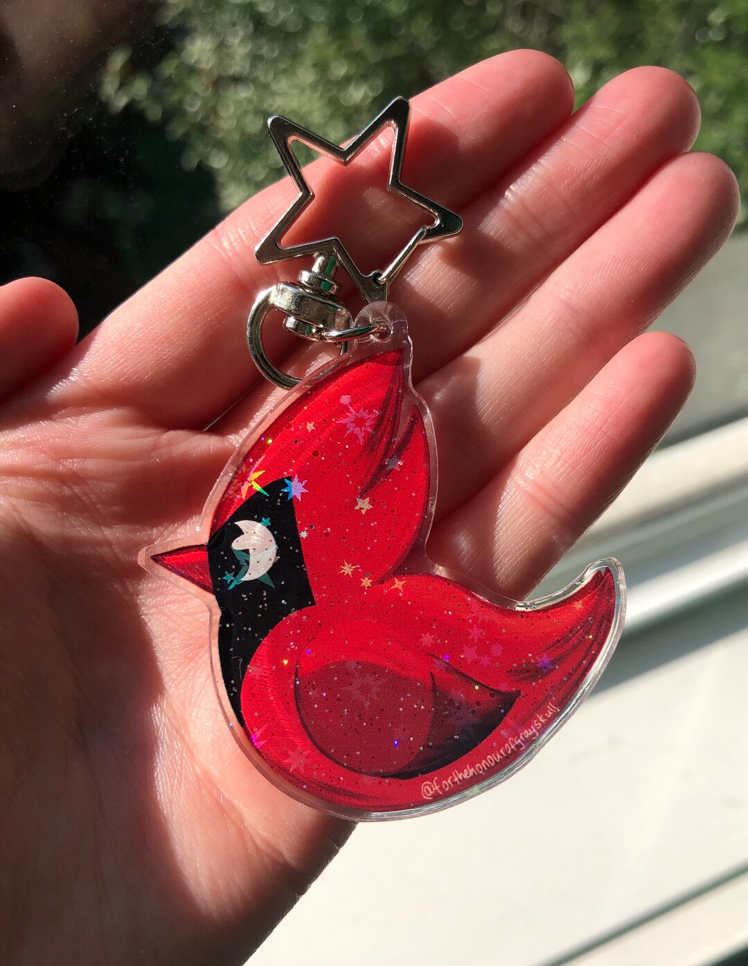 Holographic Owl House Flapjack Keychain - Etsy