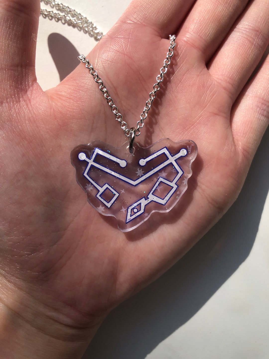 Holographic She-ra Heart of Etheria Necklace - Etsy