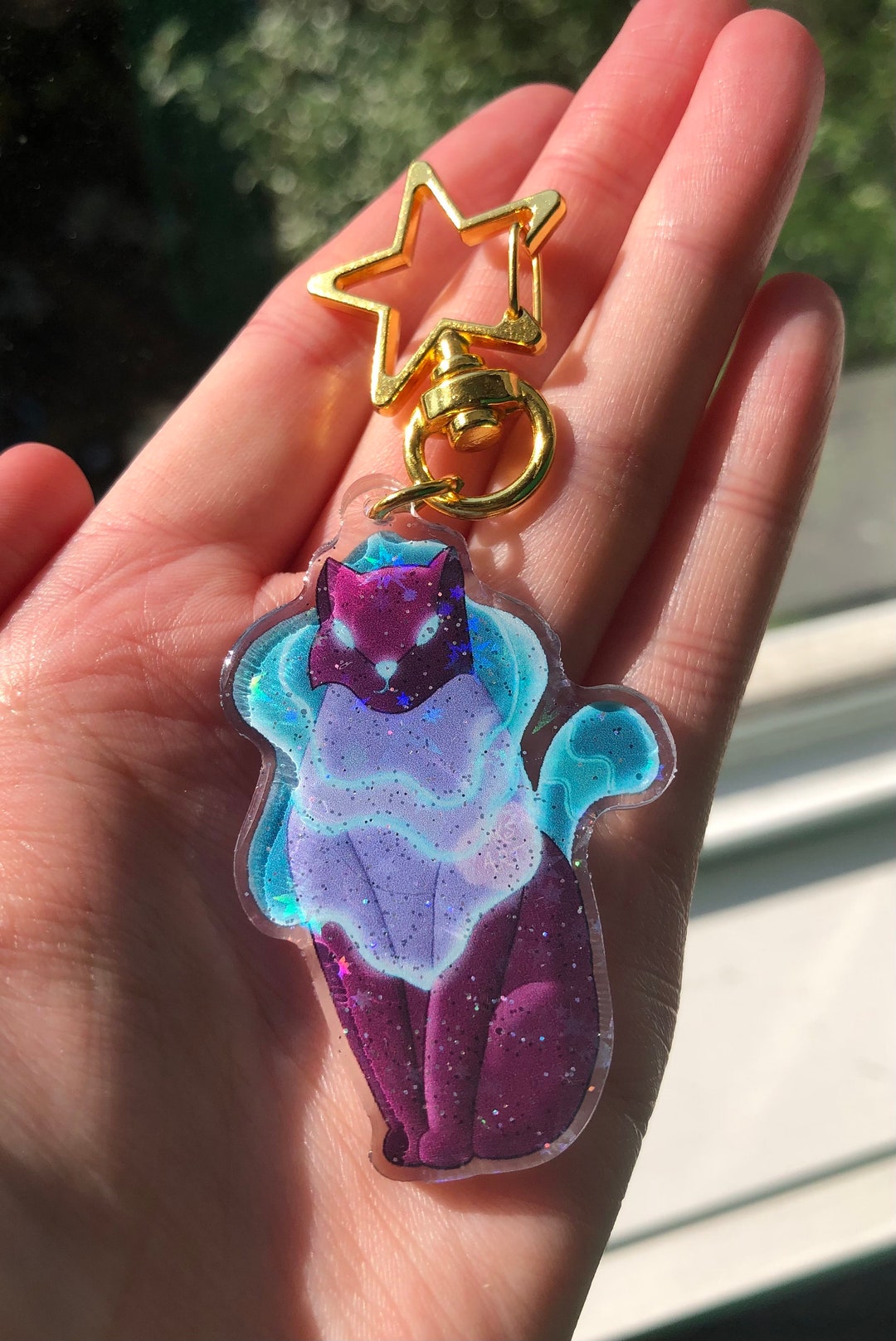 Holographic She-ra Melog Keychain - Etsy