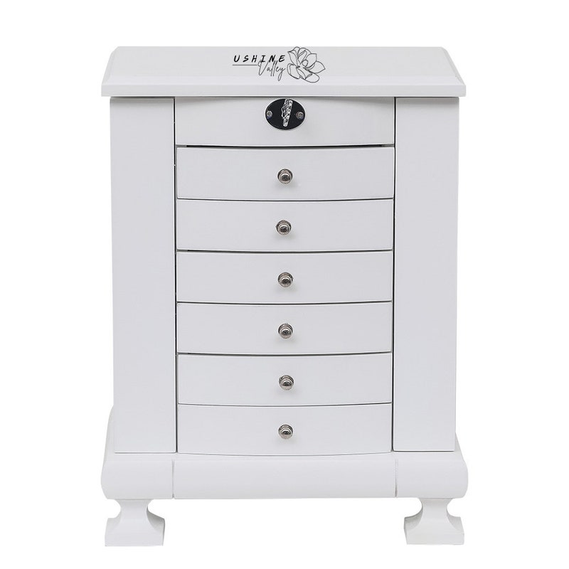 White Jewelry Box - Etsy