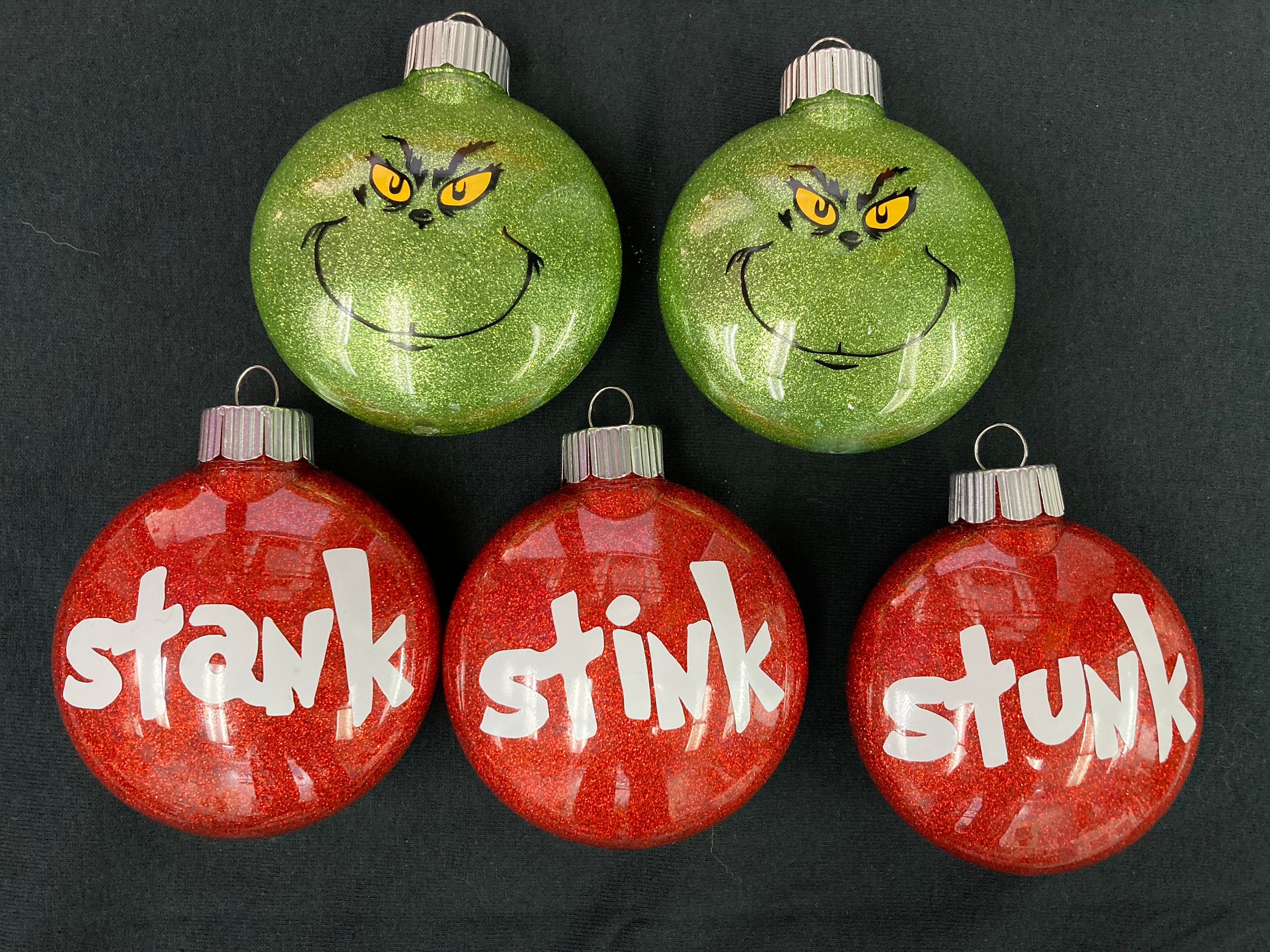 Grinch Stink Stank Stunk Ornaments - Etsy