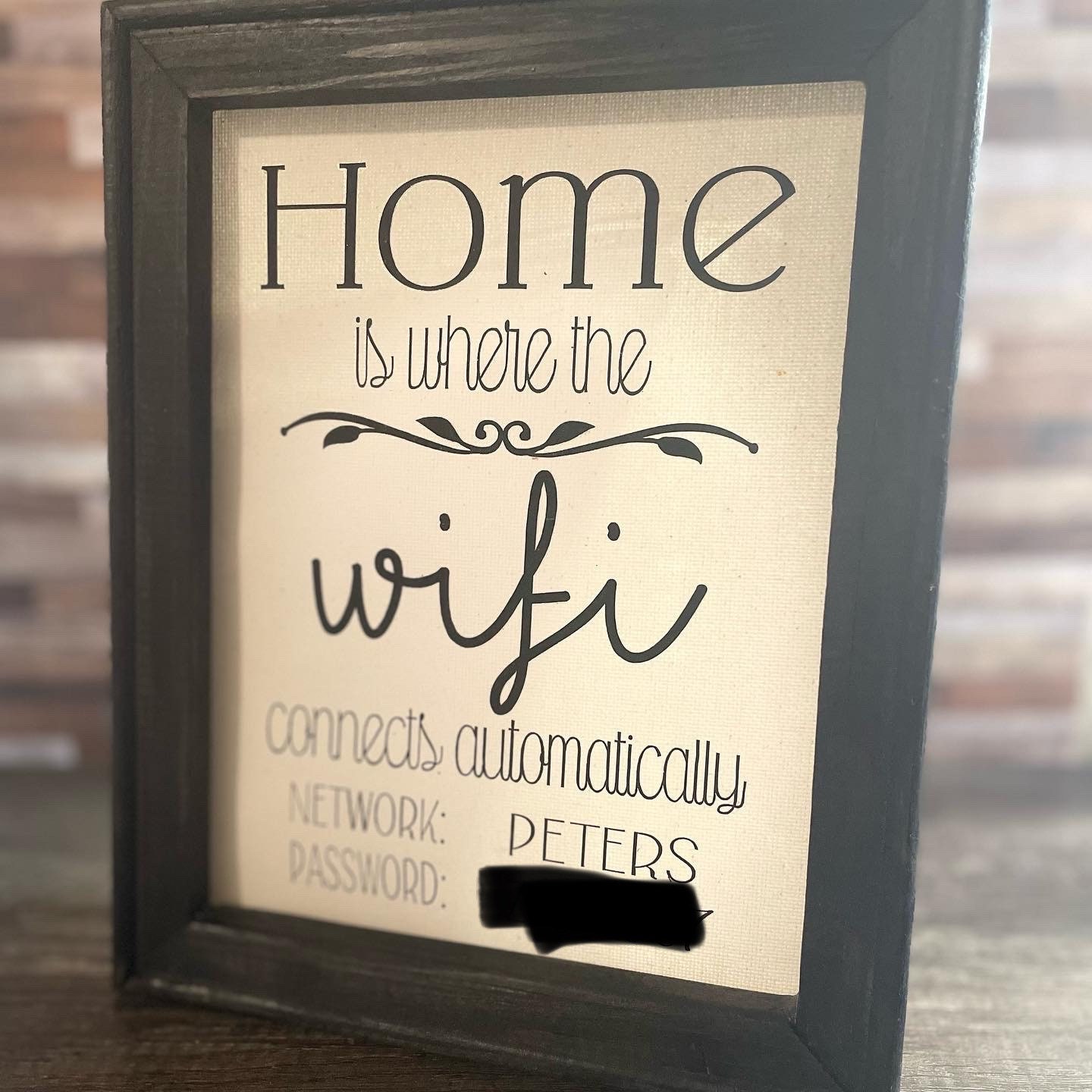 Home Wifi Password Sign - Etsy