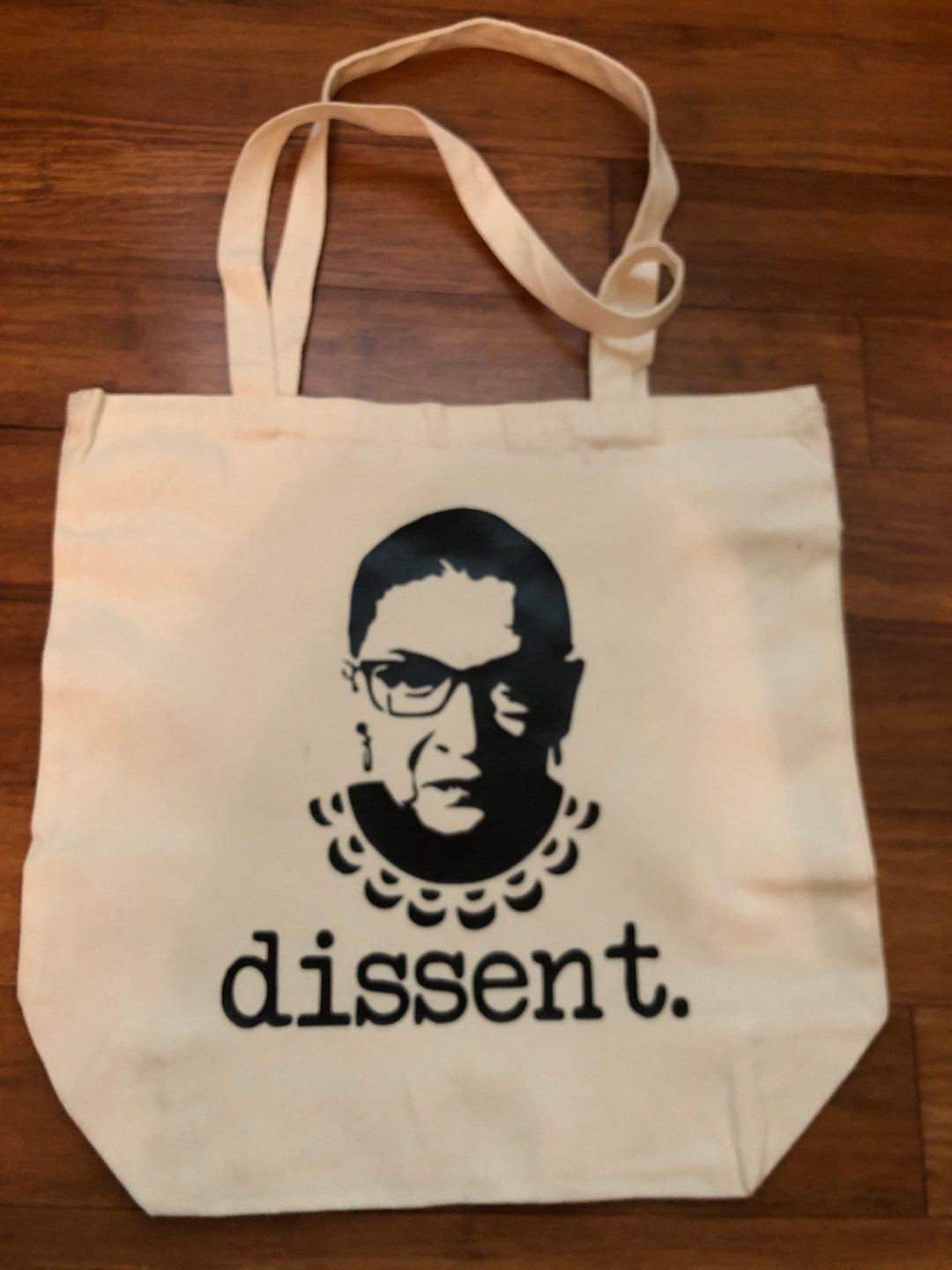RBG Canvas Tote Bag, Ruth Bader Ginsburg - Etsy