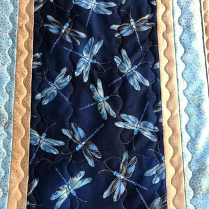 Dragonfly Table Runner; Nature Decorations and Decor; Insect Table ...