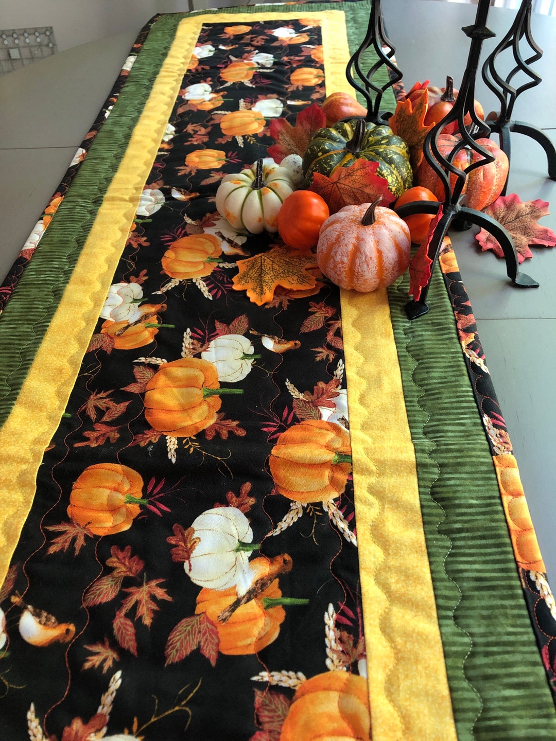 Fall/autumn Table Runner; Thanksgiving Table Runner, Halloween Table ...