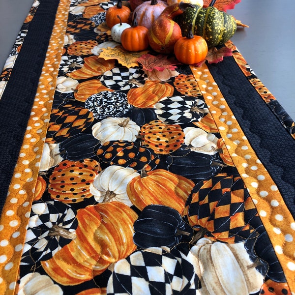 Halloween Table Runner Pattern - Etsy