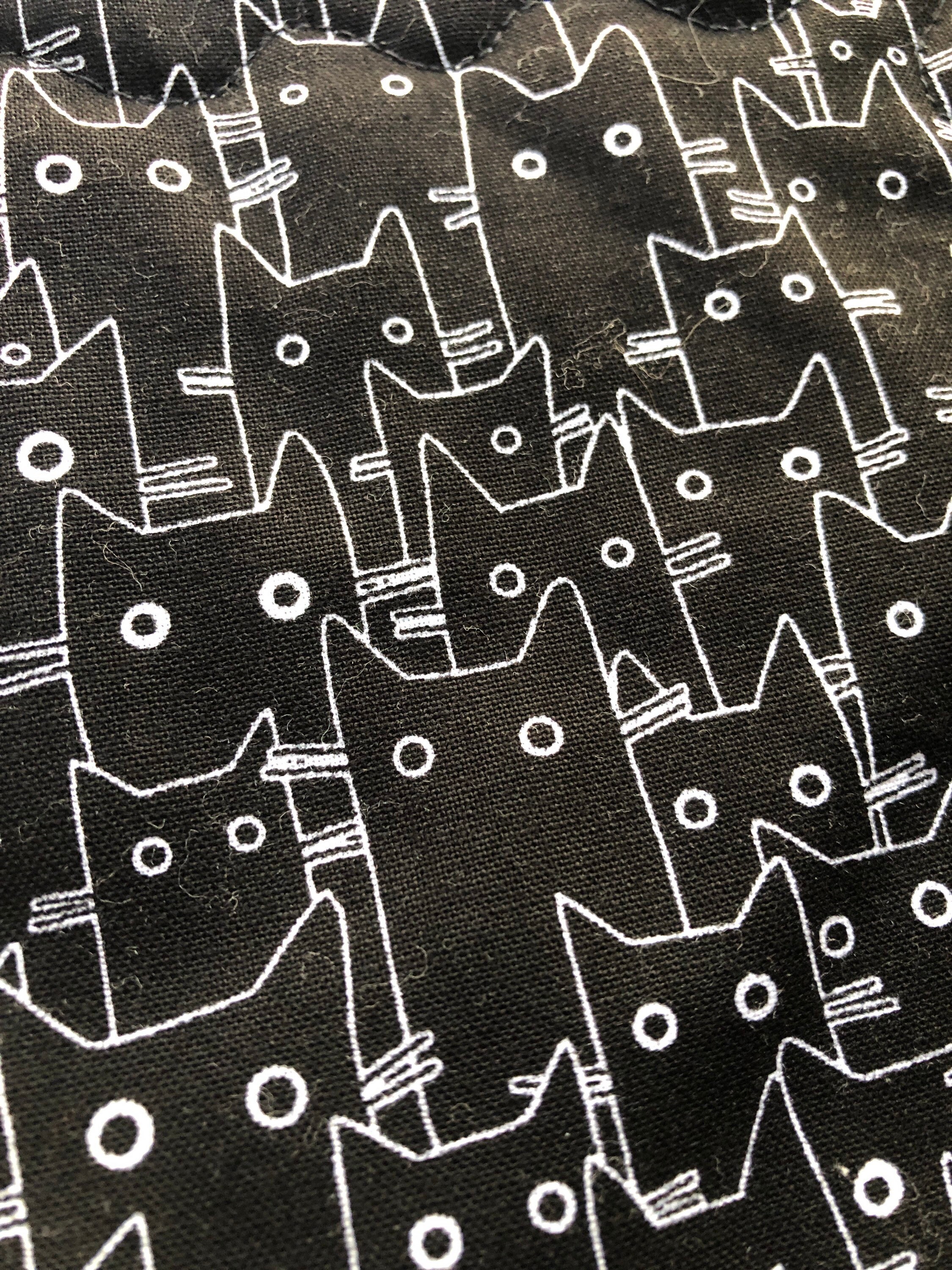 Cat Table Runner Feline Table Runner Black and White Cat - Etsy