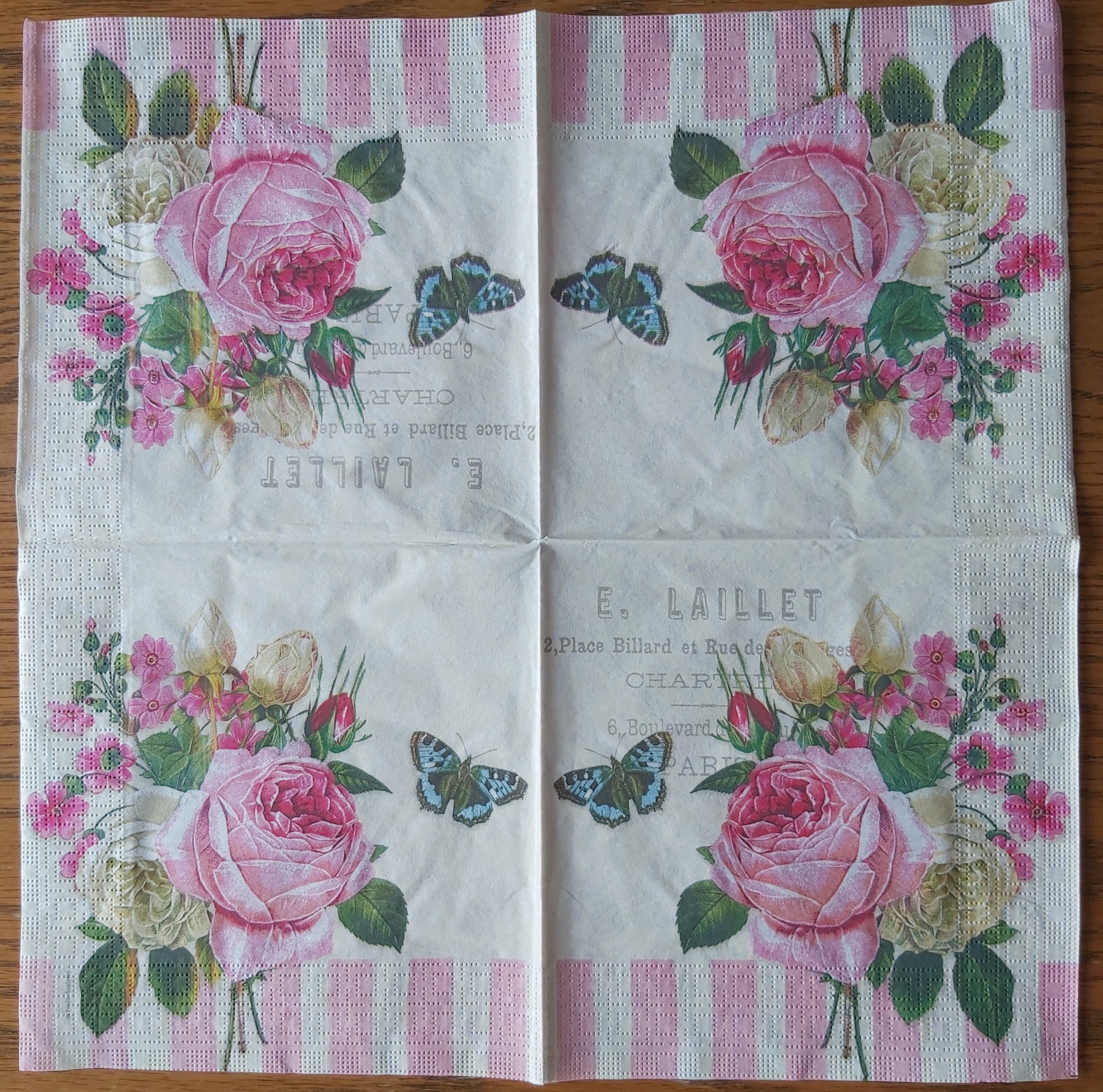 Beautiful Decoupage Bundle of 11 Floral Rose Paper Napkins - Etsy