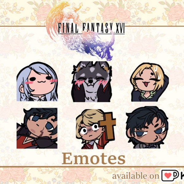 Final Fantasy Jill Emotes - Etsy