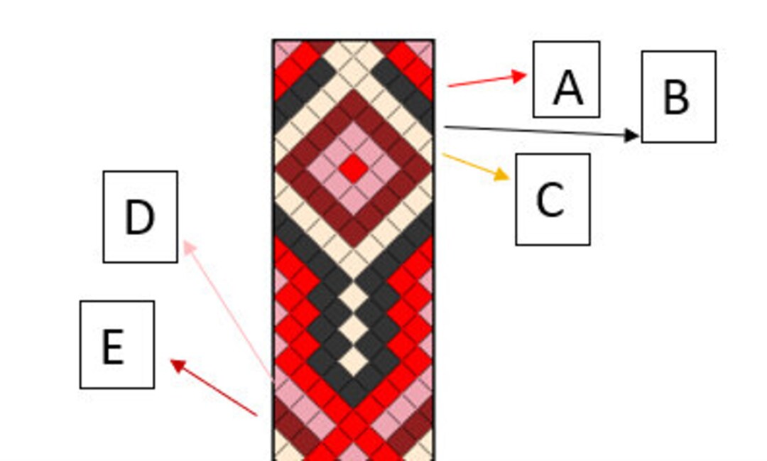 Customizable Diamond Arrow Friendship Bracelet Choose Your Colors - Etsy