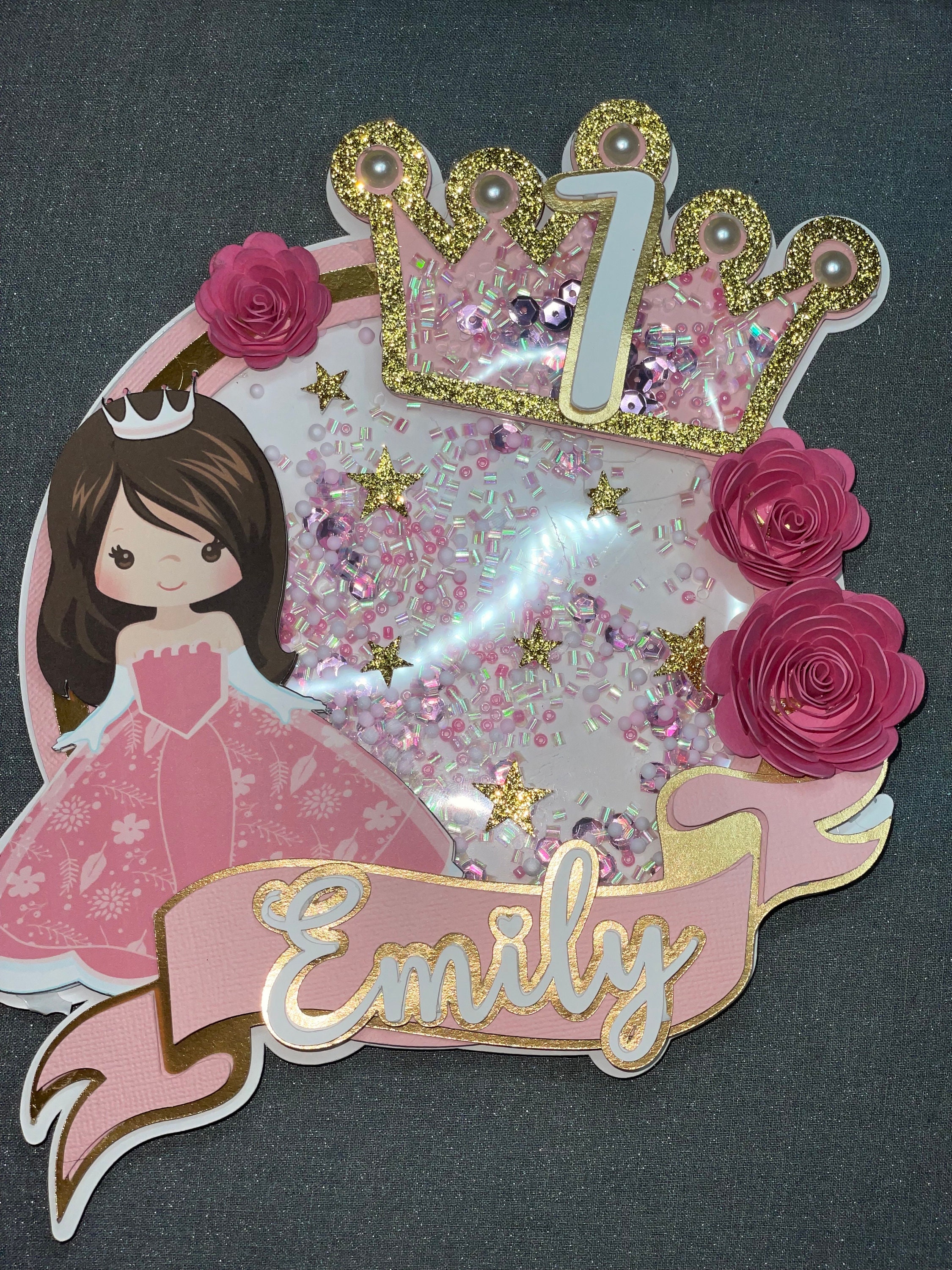 Princess Cake Topper - Etsy