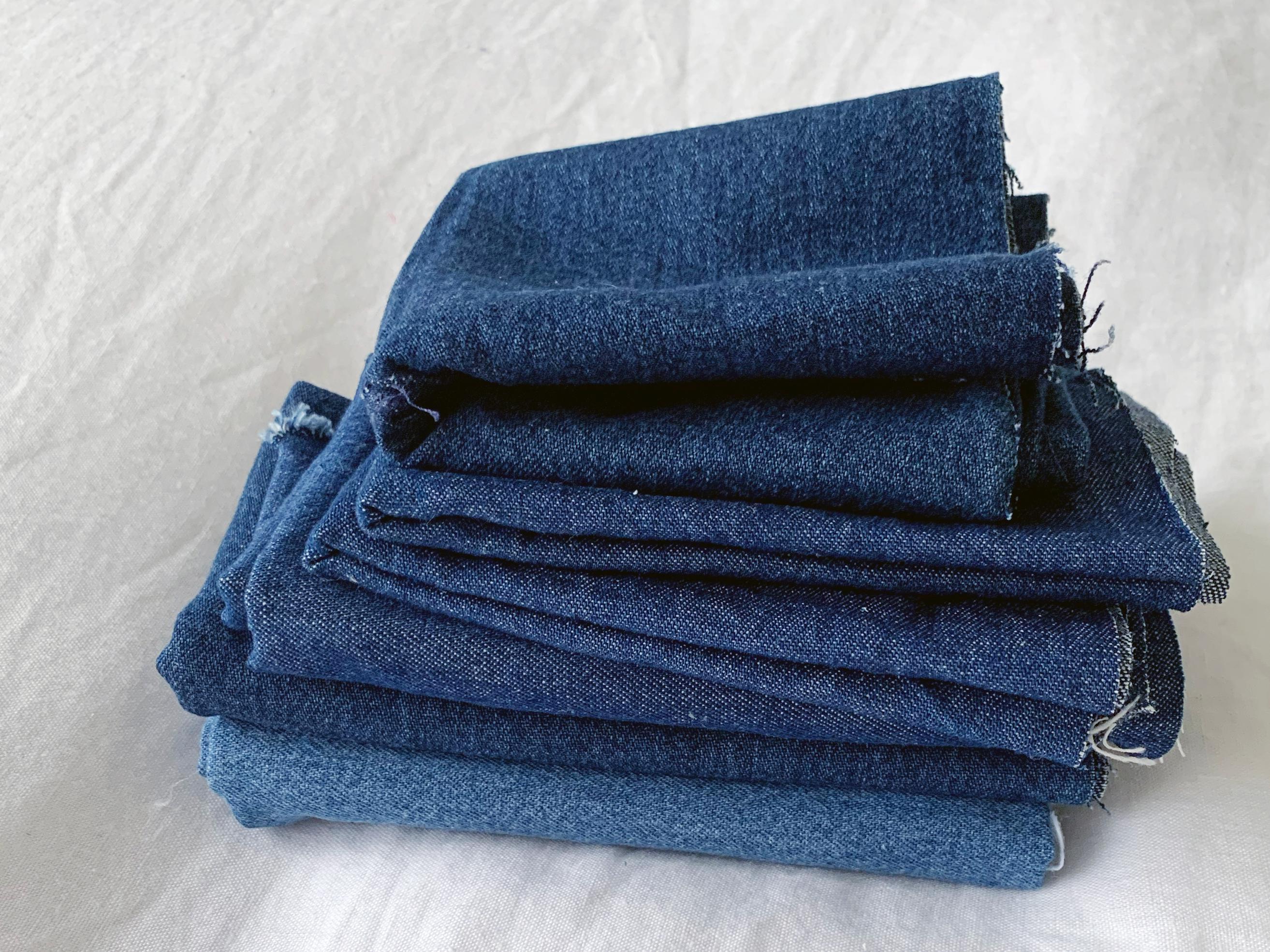 Denim Scrap Bundle 3 - Etsy
