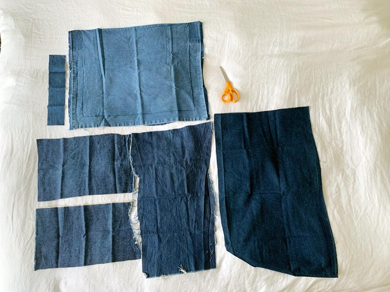 Denim Scrap Bundle 1 - Etsy