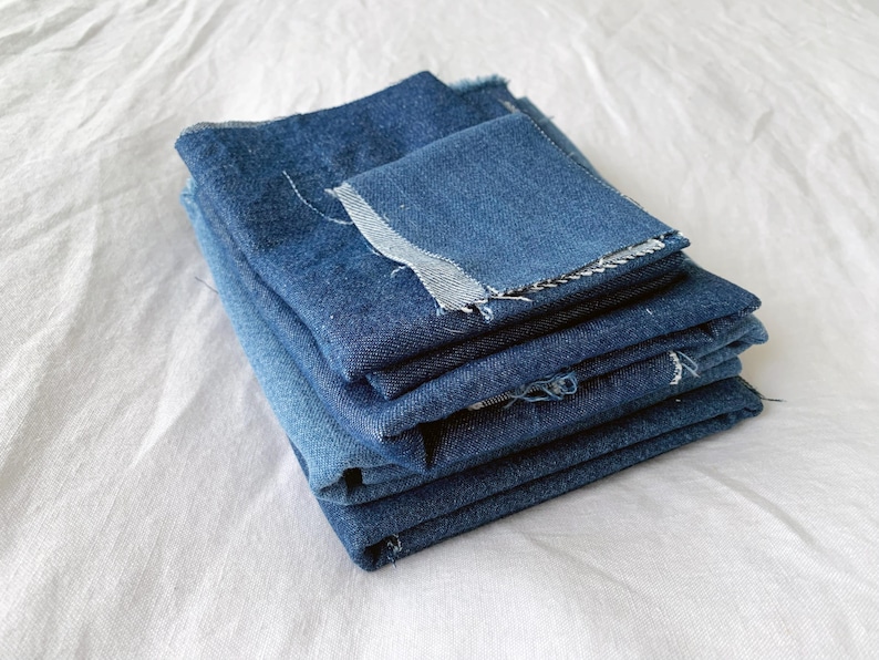 Denim Scrap Bundle 1 - Etsy