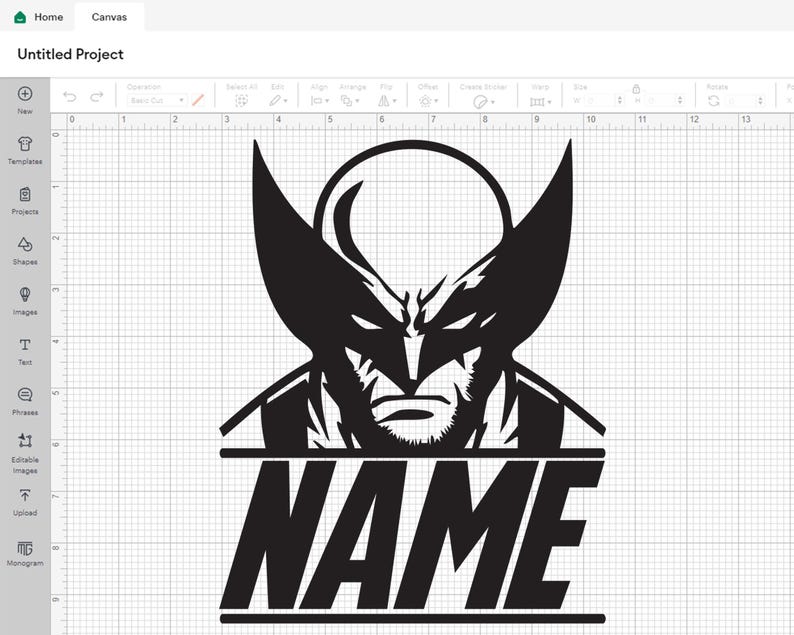 WOLVERINE SVG BUNDLE Font Svg, Png, Eps, Dxf Files Cricut, Laser Cut ...