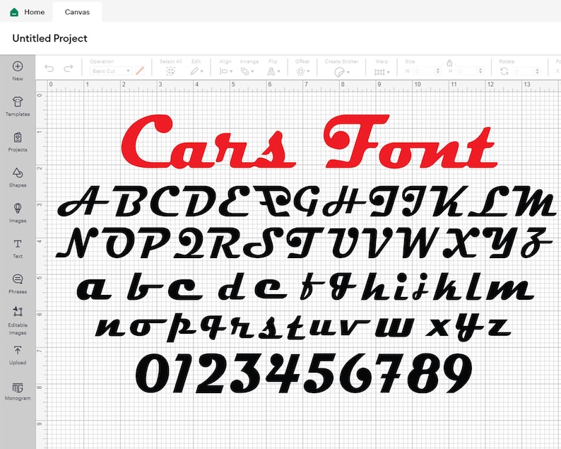 CARS BUNDLE + Font Svg Png Eps Dxf Cricut Cameo Print Lazer Engrave ...
