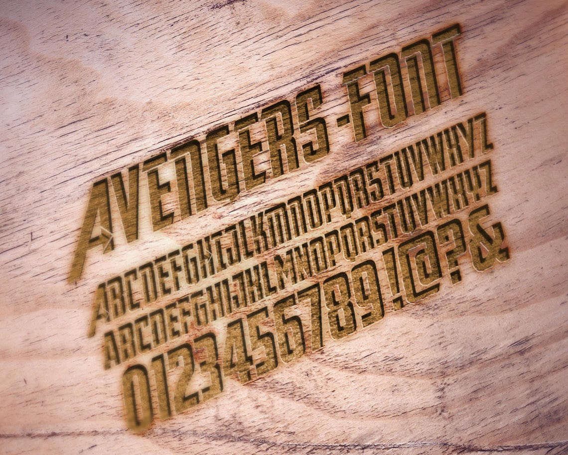 HERO ALPHABET SVG Superhero Font Svg Png Eps Dxf Cricut Print Lazer ...