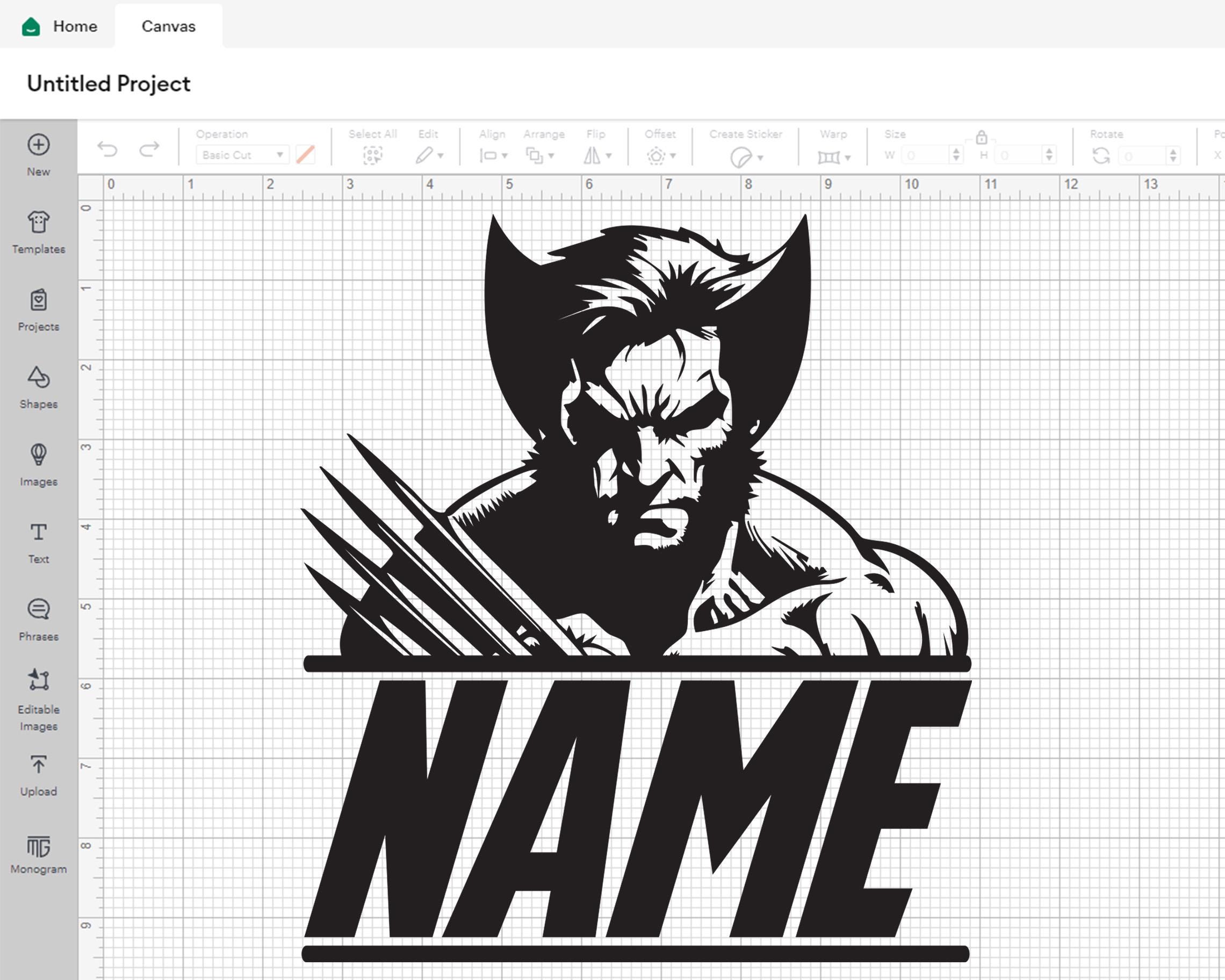 WOLVERINE SVG BUNDLE Font Svg, Png, Eps, Dxf Files Cricut, Laser Cut ...