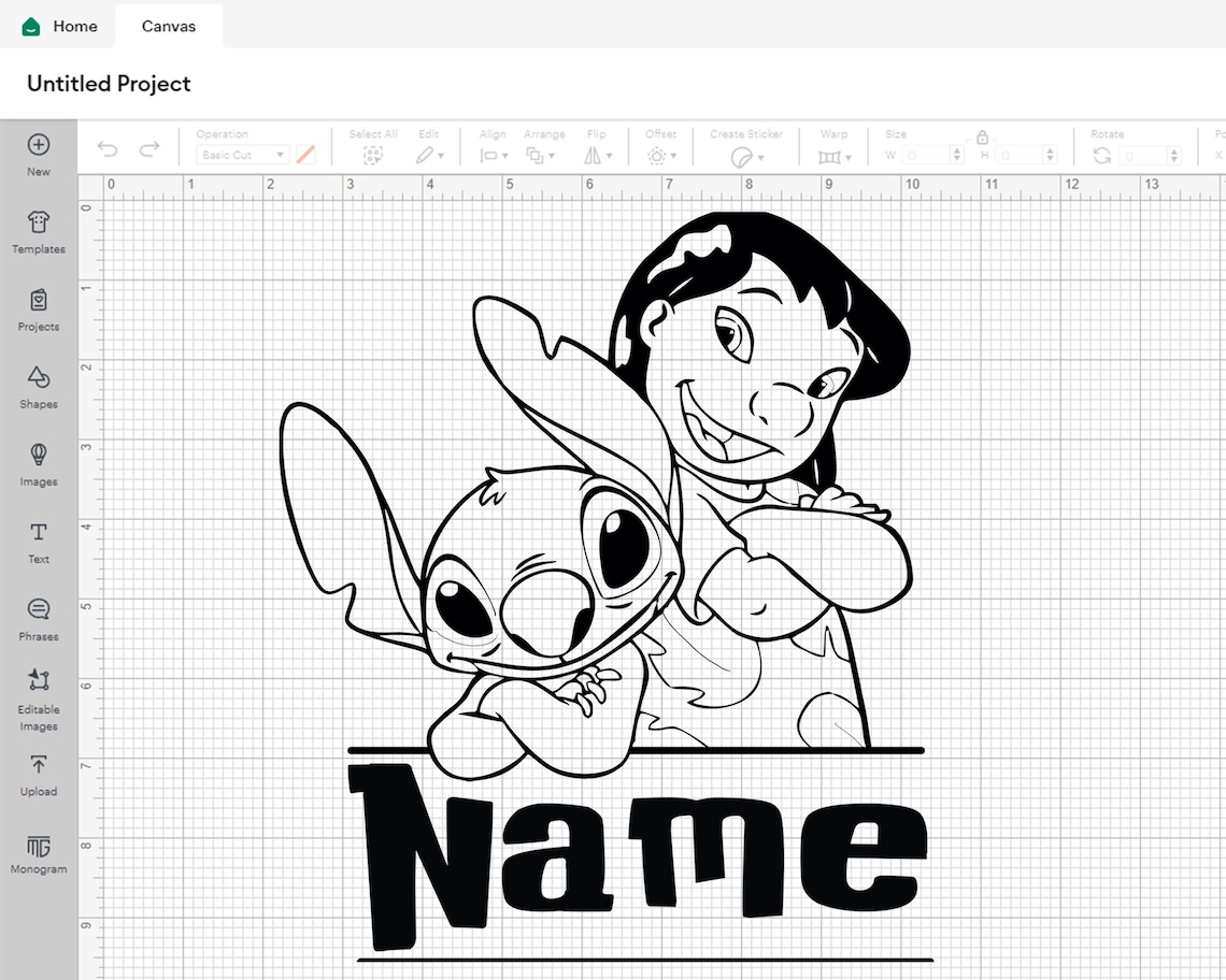 Stitch Outline SVG Bundle: Lilo & Stitch DIY Crafts (digital Download ...