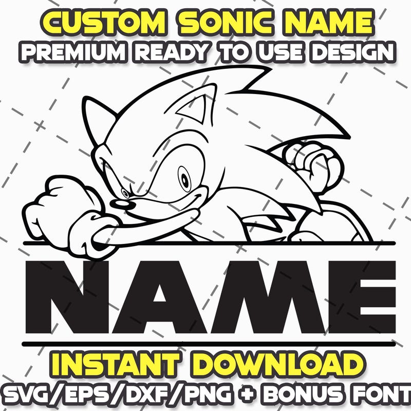Sonic Head - Etsy