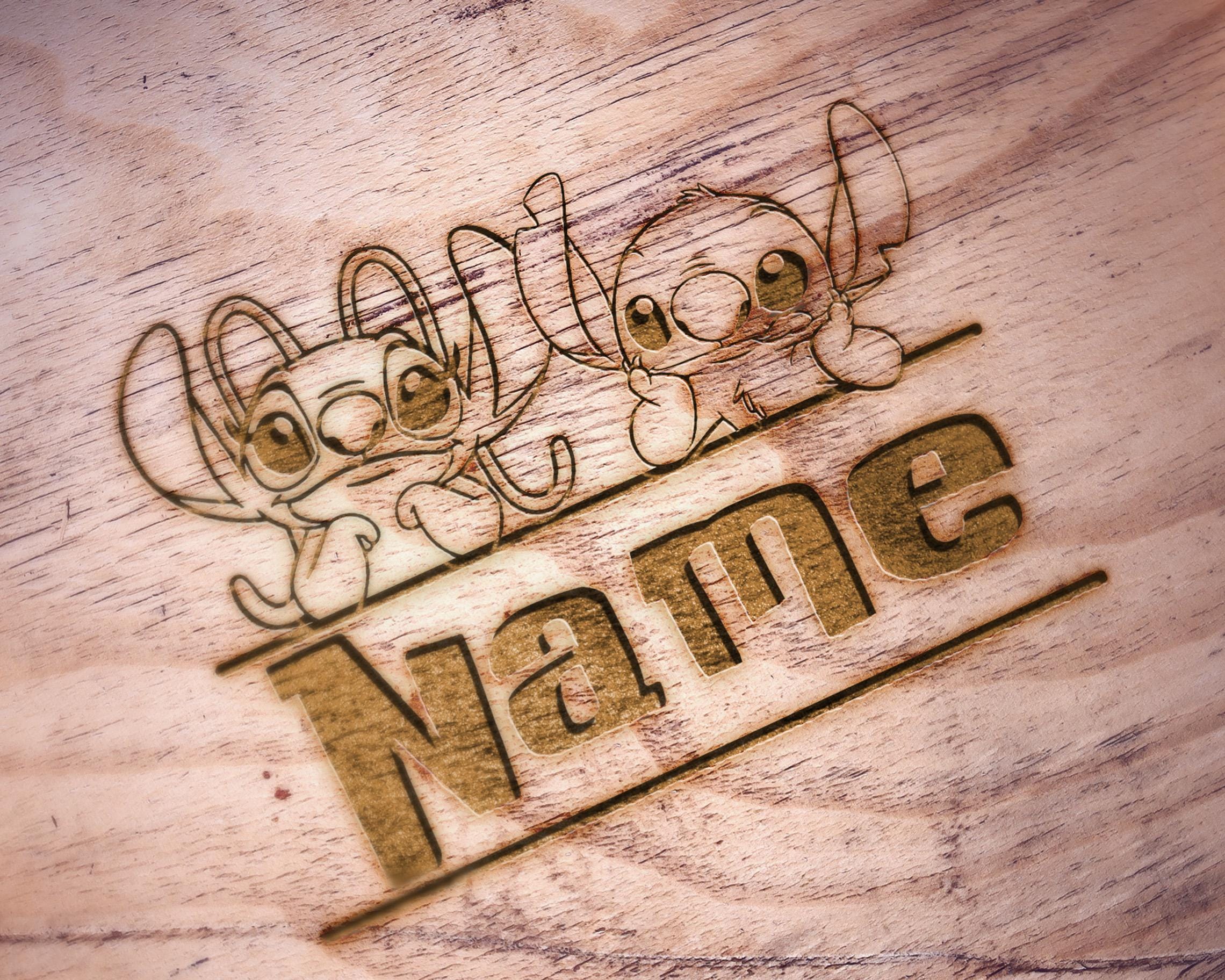 Stitch Outline SVG Bundle: Custom Name Design (digital Download) - Etsy