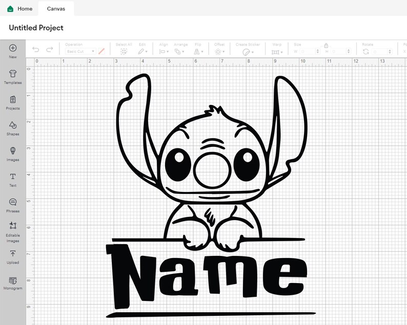 Stitch Outline SVG Bundle: Lilo & Stitch DIY Crafts (digital Download ...
