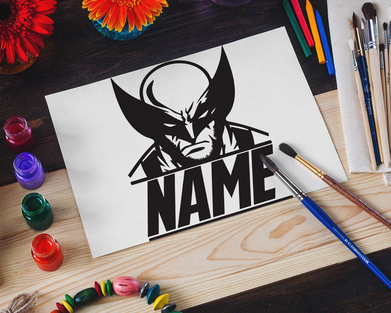 WOLVERINE SVG BUNDLE Font Svg, Png, Eps, Dxf Files Cricut, Laser Cut ...
