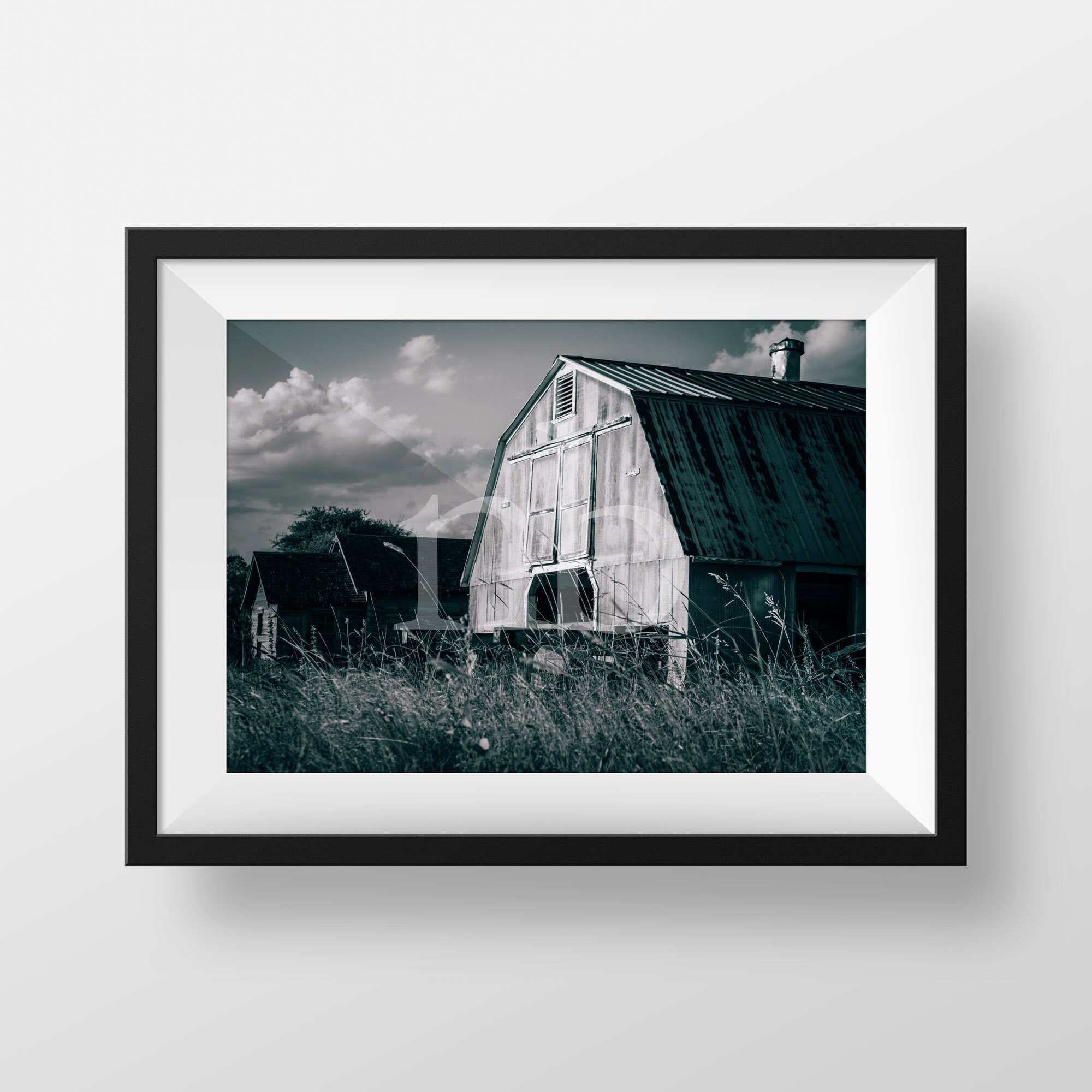 Rustic Barn in Buda, Texas (B&W, Landscape) Digital Download - Etsy