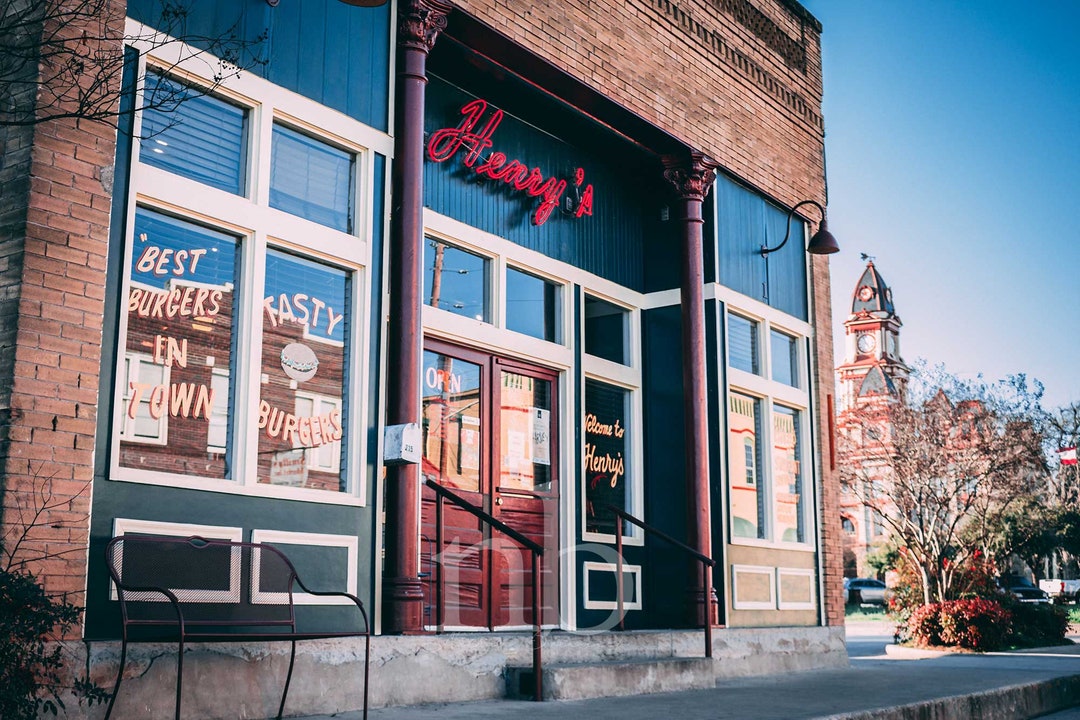 Henry's Restaurant, Lockhart, Texas, Digital Download - Etsy