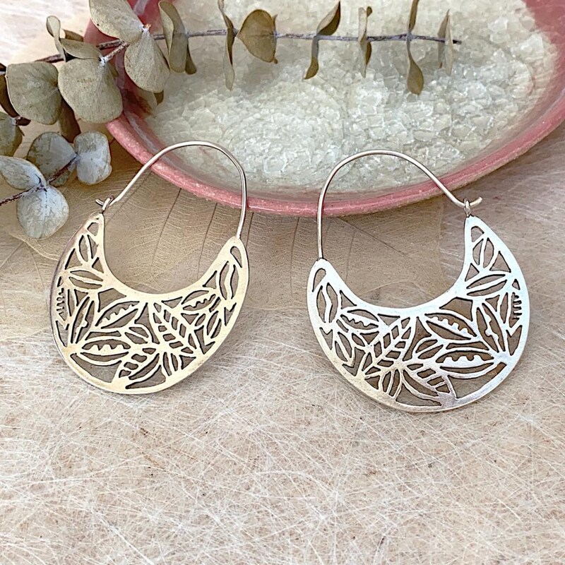Cut Out Earrings - Etsy