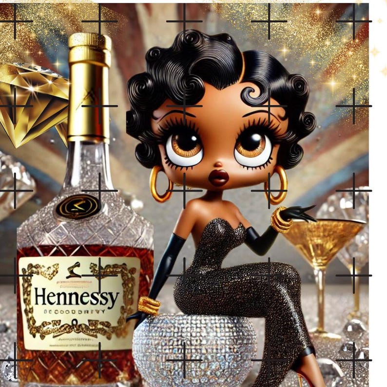 Betty Boop Hennessy PNG Digital File - Etsy