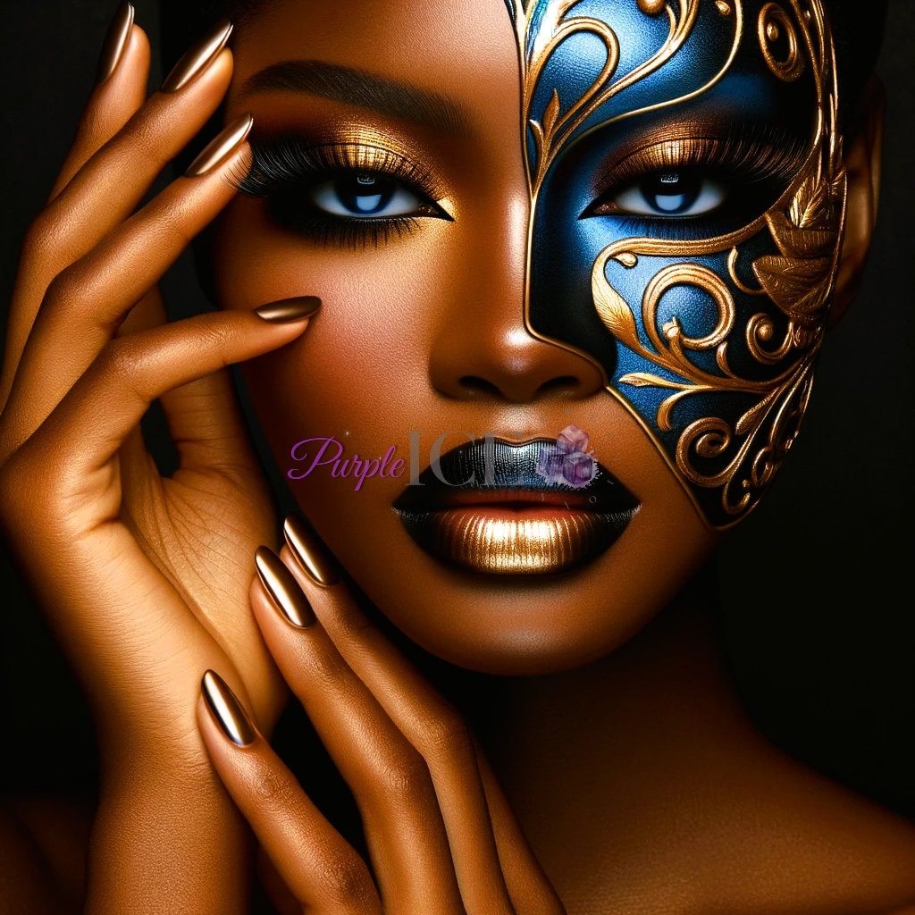 Mystic Melanin Moments - 5 PNG Files - Etsy