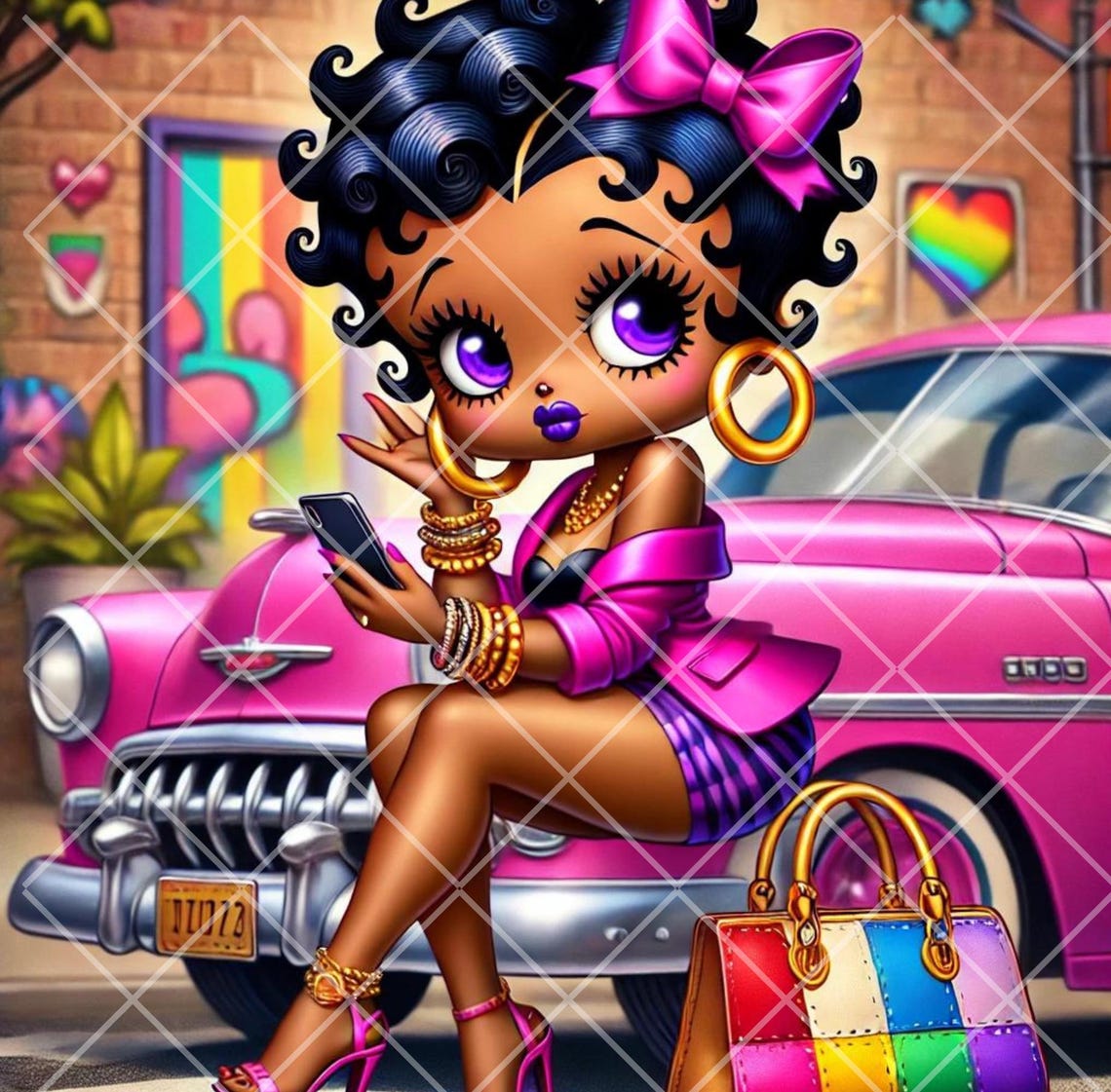 Berry Betty Boop-png Digital File - Etsy