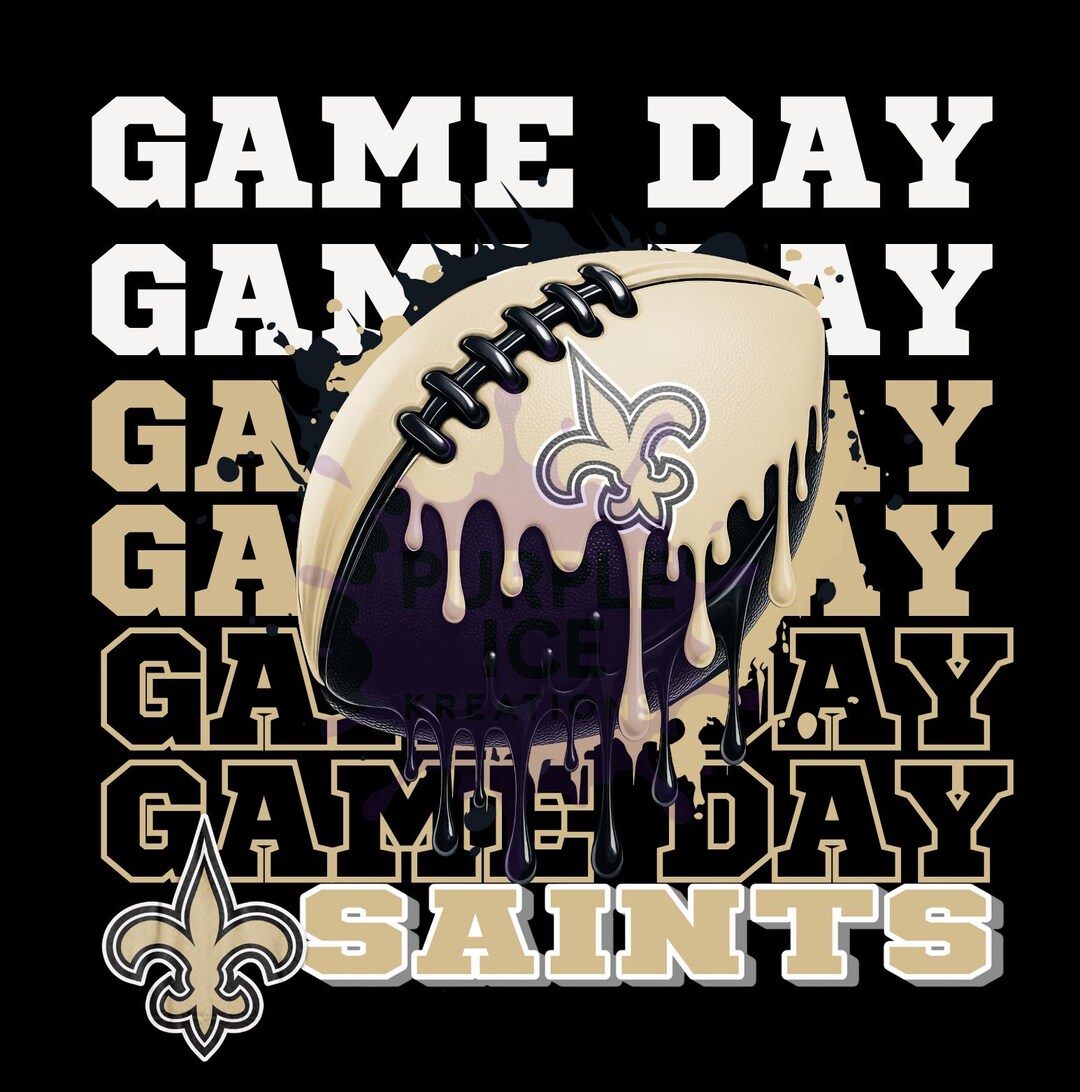 2 PNG File - Saints Game Day - Transparent Background - Etsy