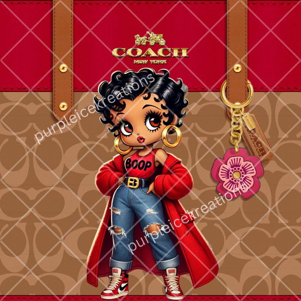 Betty Boop Red PNG Digital File- Tumbler Luggage Tag Clothing Party Favors - Etsy