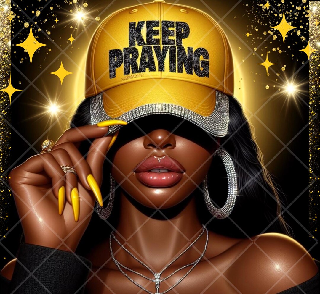 Keep Praying - YELLOW PNG File- Tumbler Clothing - Etsy