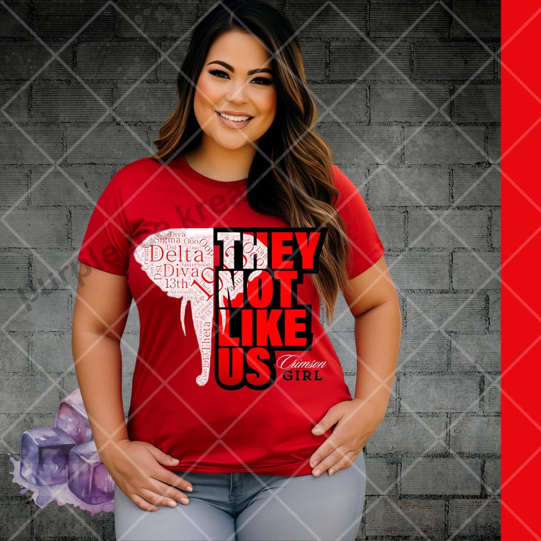 D9 -delta They Are Not Like Us - PNG File- Tumbler Clothing - Etsy