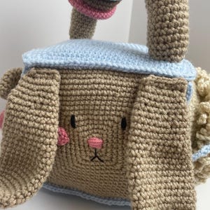 Crocheted Activity Cube, Farmhouse Cube, Amigurumi Toy, Shape Sorter ...