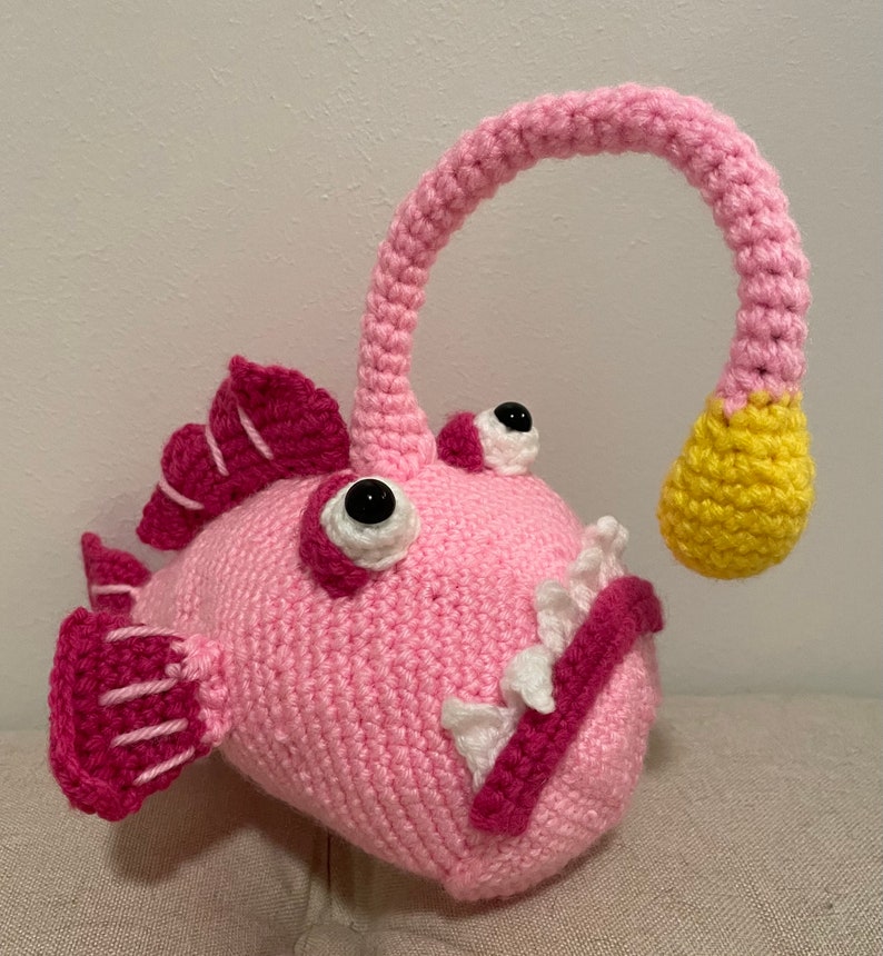 Crocheted Angler Fish - Etsy