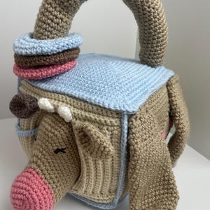 Crocheted Activity Cube, Farmhouse Cube, Amigurumi Toy, Shape Sorter ...