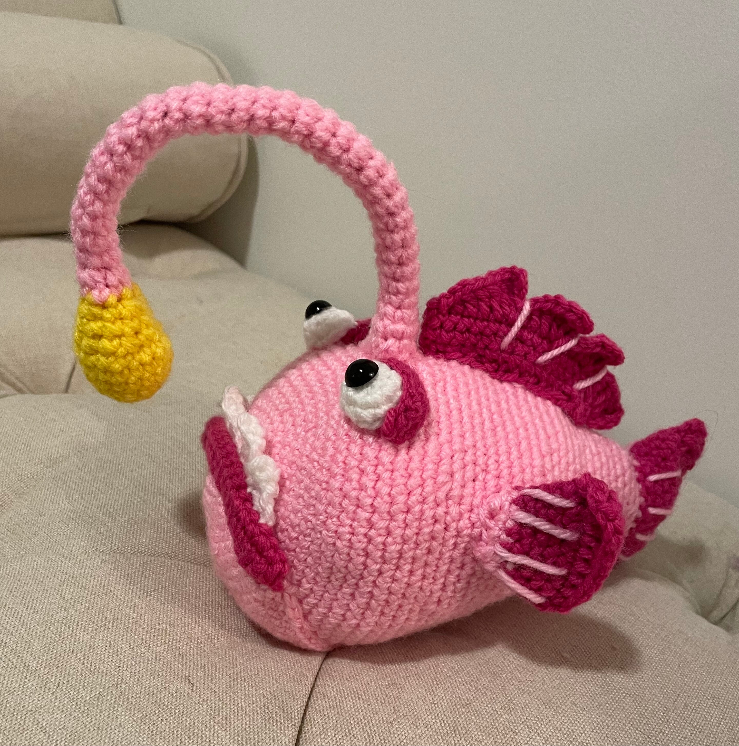 Crocheted Angler Fish - Etsy