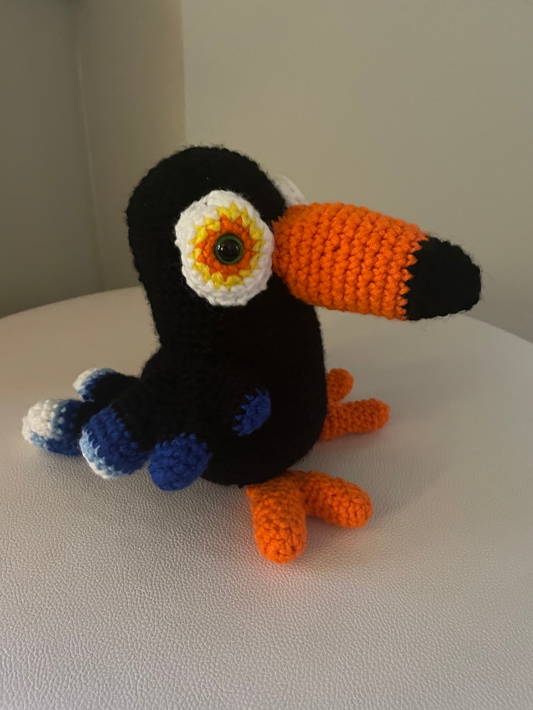 Handmade Crocheted Toucan Plush, Colorful Stuffed Bird - Etsy