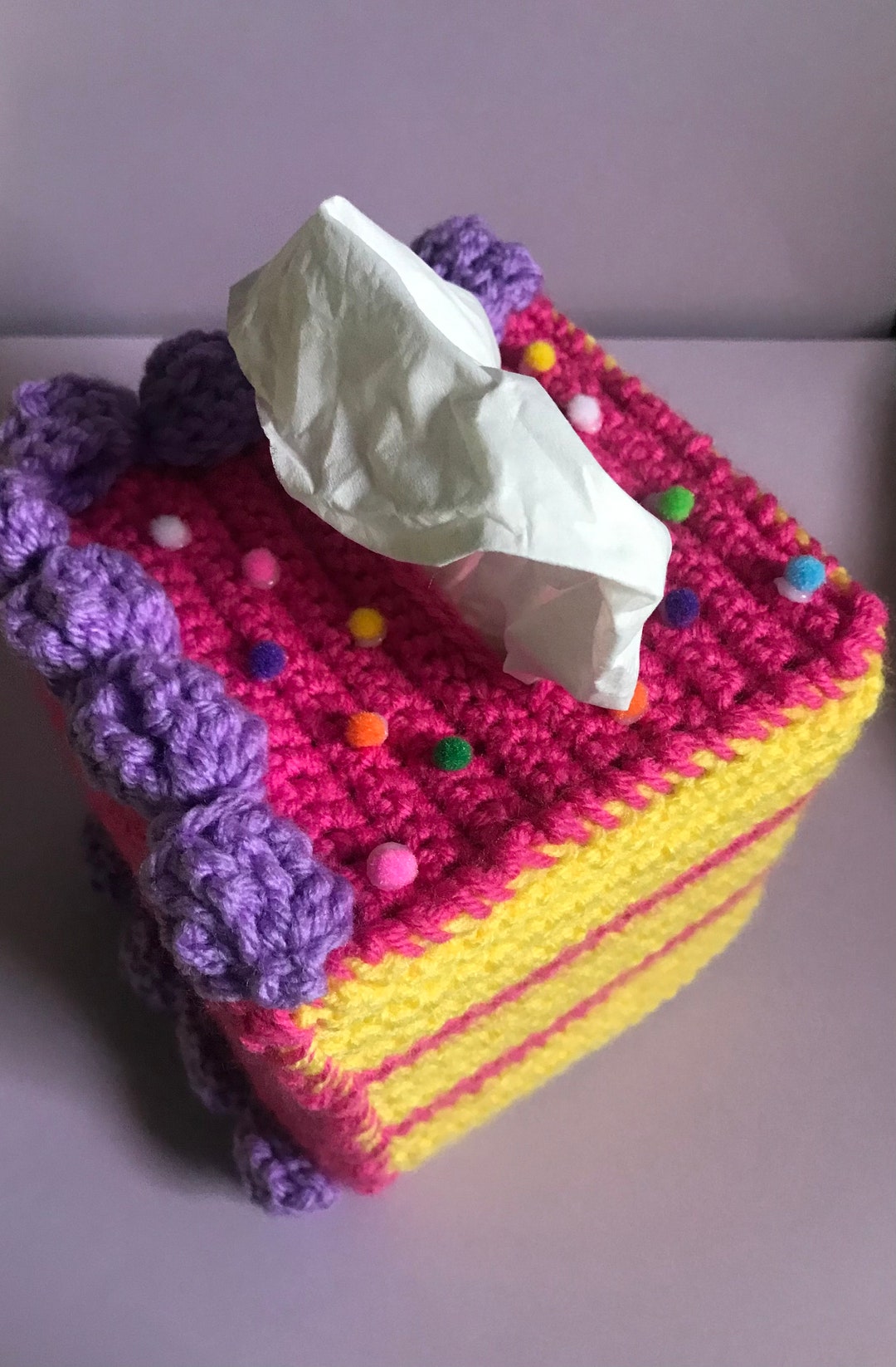 Build Your Own Cake- Tissue Box - Etsy