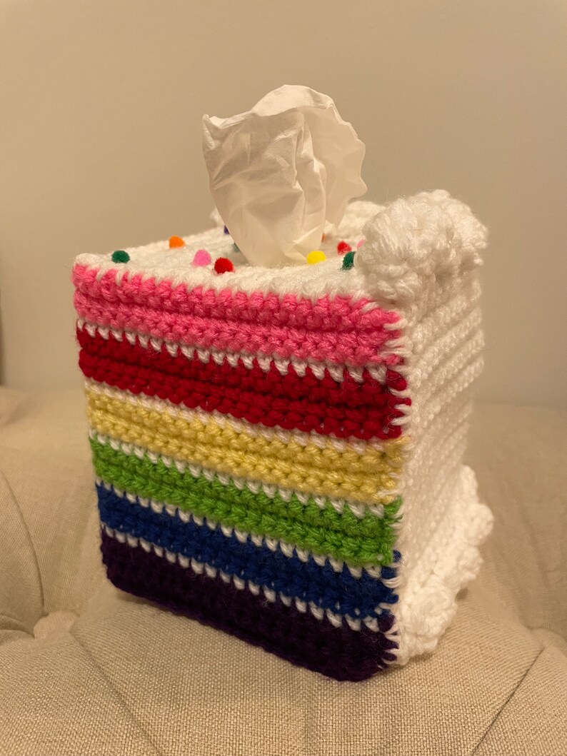 Build Your Own Cake- Tissue Box - Etsy