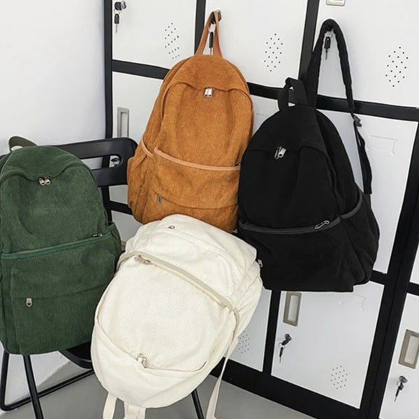 Corduroy Backpack - Etsy
