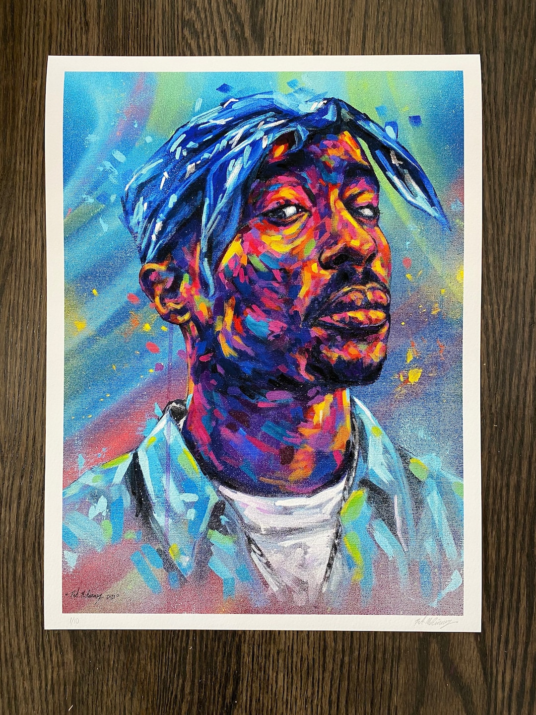 Tupac Shakur Fine Art Print - Etsy